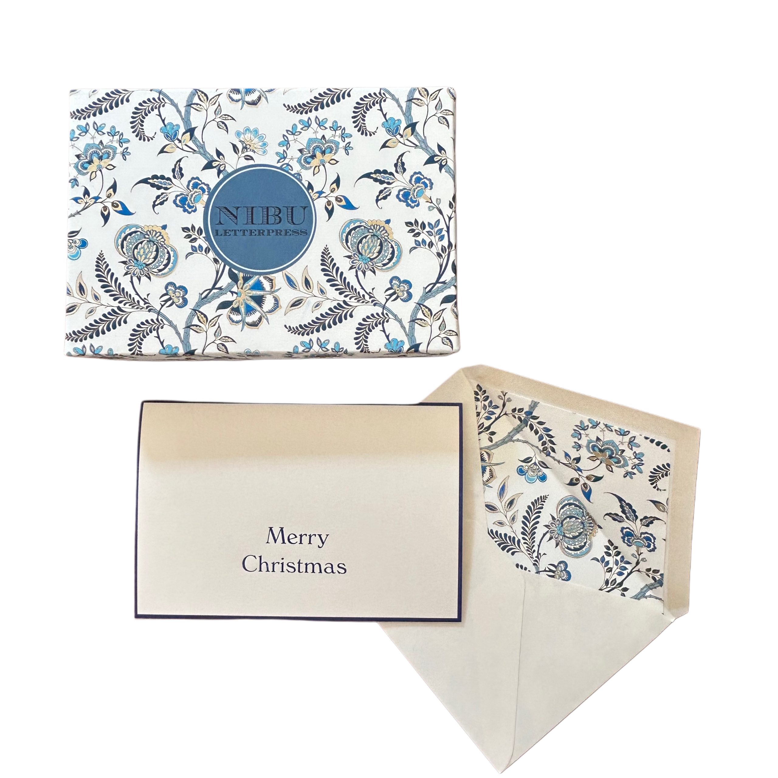 Merry Christmas-Bouquet – Box of 10 | Nibu Letterpress